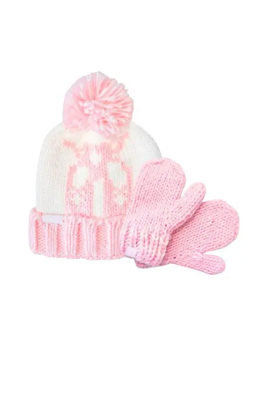 BITS & BOWS Ballet Slippers Bobble Beanie - Pink