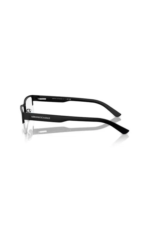 Armani Exchange Rectangle Eyeglasses - Black