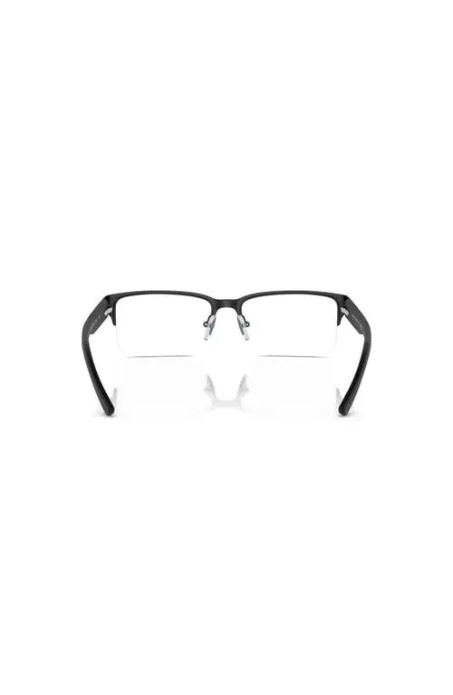 Armani Exchange Rectangle Eyeglasses - Black