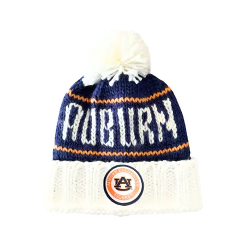 BITS & BOWS Auburn Bobble Hat - Blue