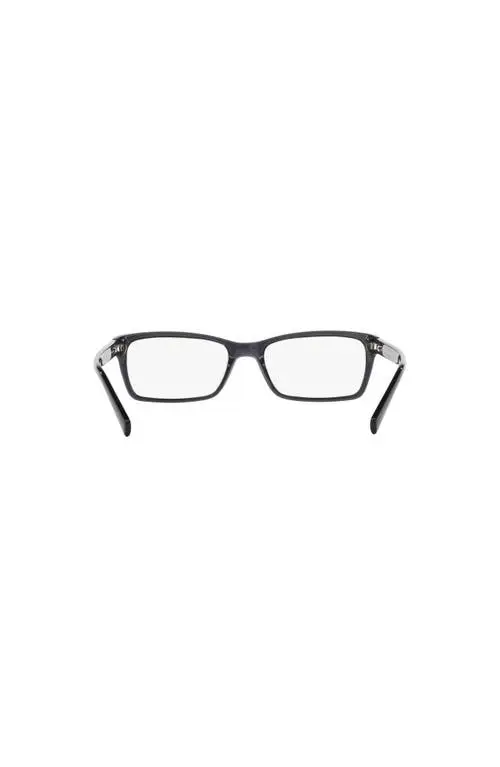 Armani Exchange 53mm Rectangle Full Rim Eyeglasses - Grey