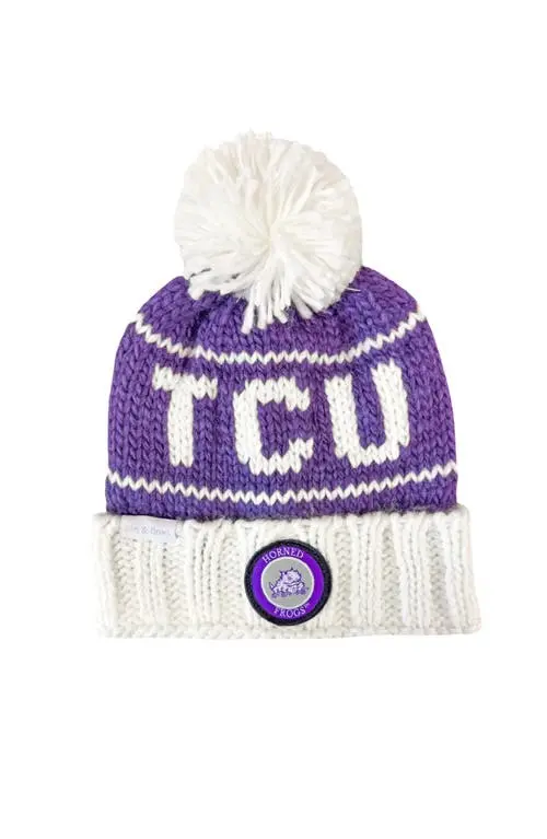 BITS & BOWS Tcu® Horned Frogs Game Day Bobble Hat - Purple