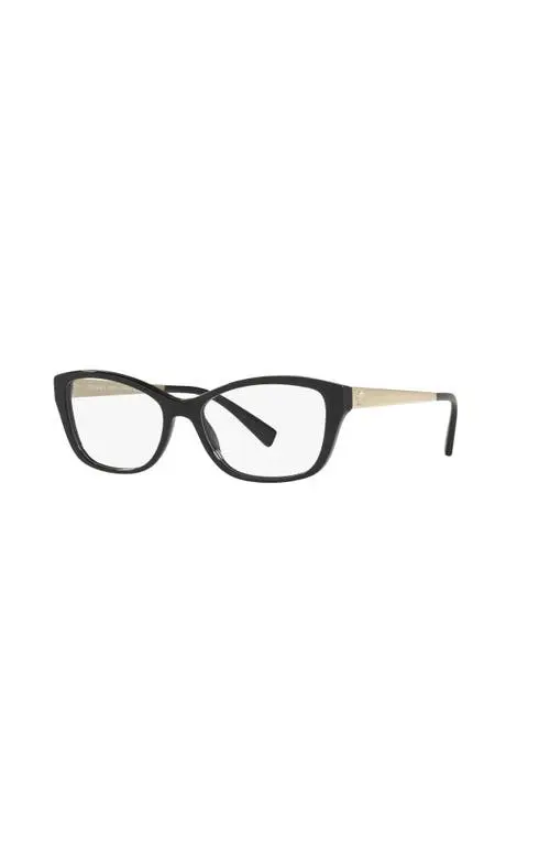 Versace 54mm Cat Eye Optical Glasses - Black