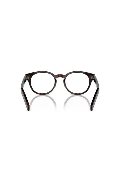 Prada 50mm Phantos Optical Glasses - Dark Tortoise