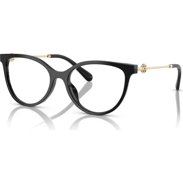 Tory Burch 53mm Phantos Optical Glasses - Black
