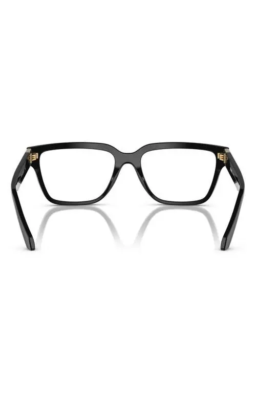 Versace Rectangle Optical Glasses - Black