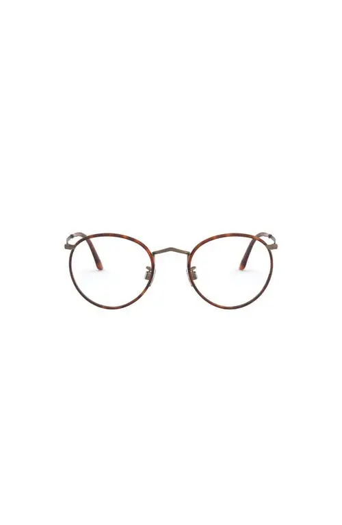 Giorgio Armani 49mm Round Eyeglasses