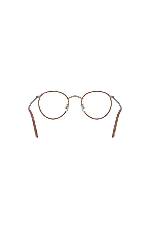 Giorgio Armani 49mm Round Eyeglasses