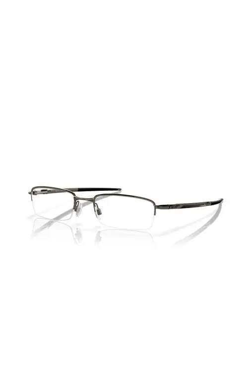 Oakley 54mm Rectangle Optical Glasses - Grey