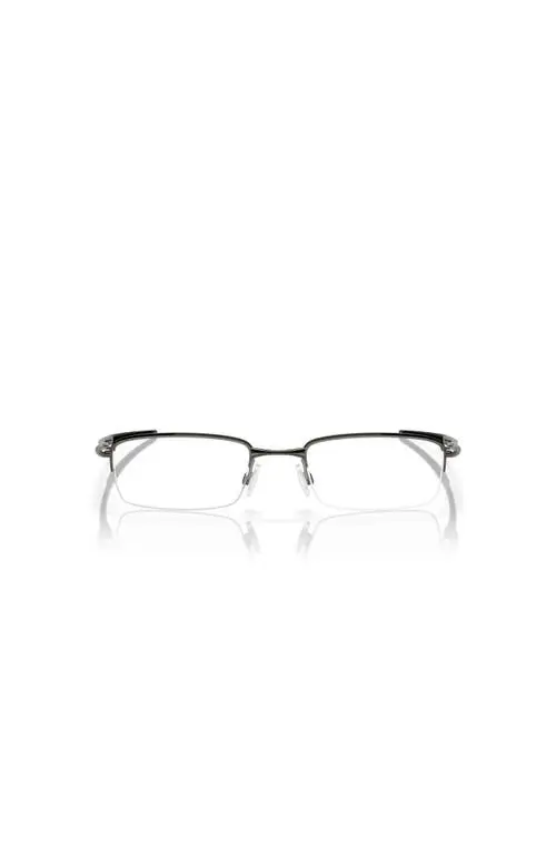 Oakley 54mm Rectangle Optical Glasses - Grey