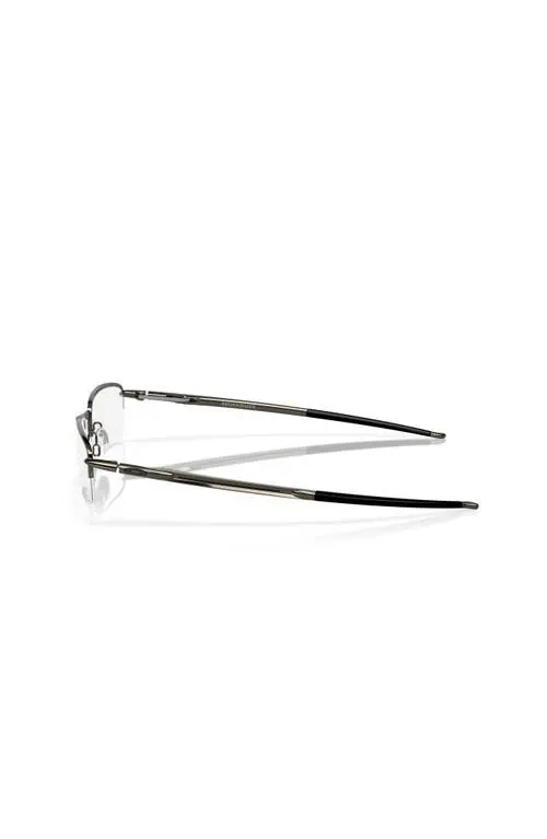 Oakley 54mm Rectangle Optical Glasses - Grey