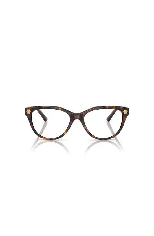 Versace 54mm Phantos Optical Glasses - Tortoise