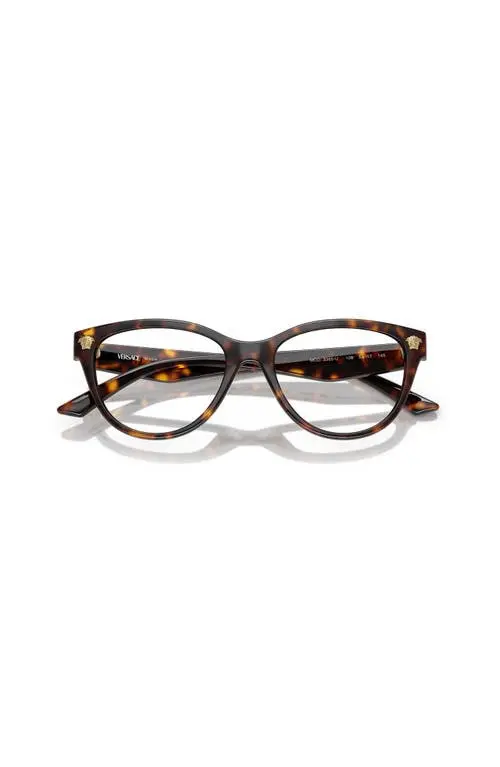 Versace 54mm Phantos Optical Glasses - Tortoise