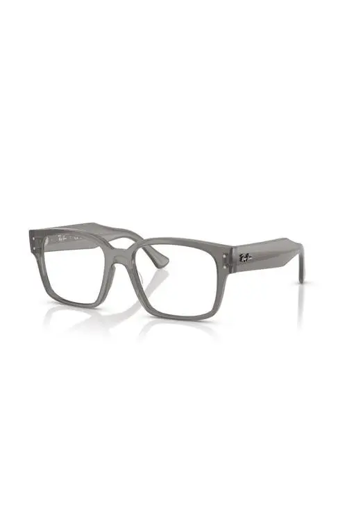 Ray-ban 51mm Square Full Rim Eyeglasses - Grey