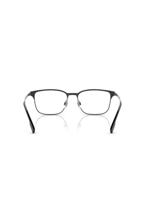 Burberry 57mm Rectangle Optical Glasses - Black