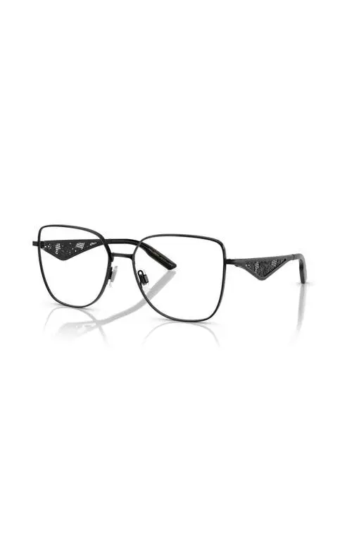 Dolce & Gabbana 56mm Square Eyeglasses - Black