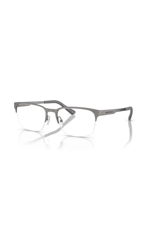 Armani Exchange 55mm Rectangle Optical Glasses - Grey