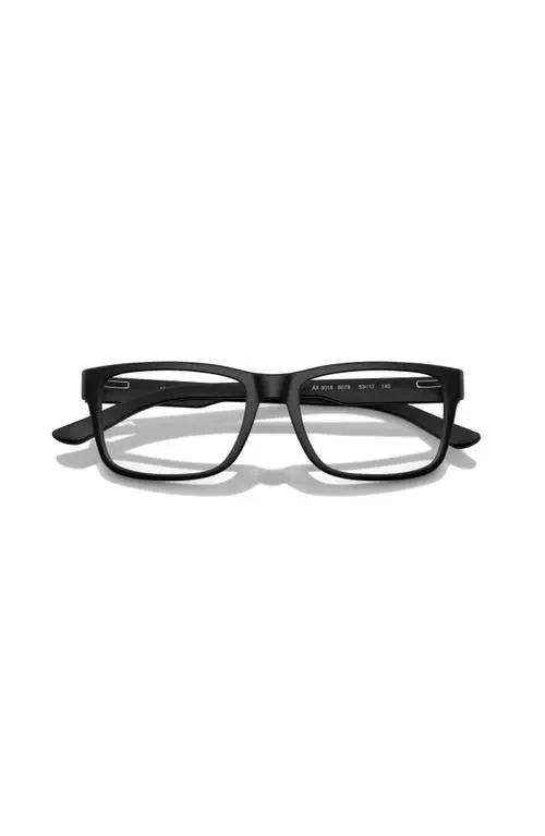 Armani Exchange 53mm Square Optical Glasses