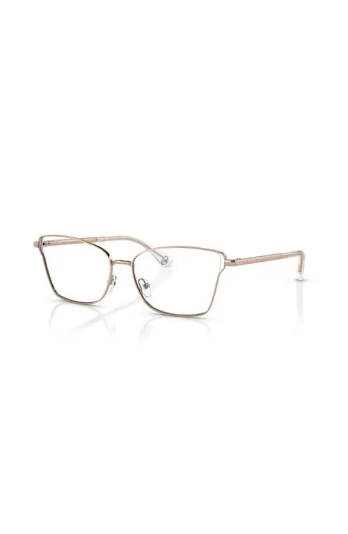 Michael Kors 55mm Rectangle Optical Glasses - Pink