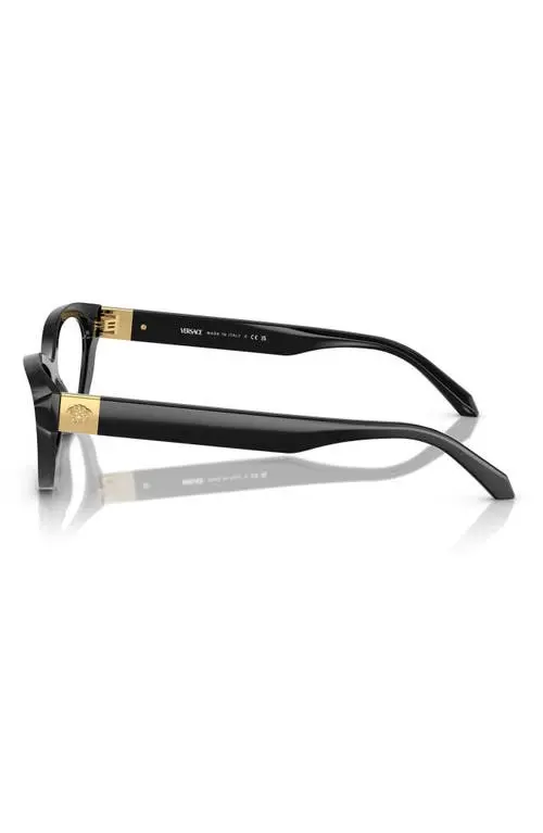 Versace Cat Eye Optical Glasses - Black