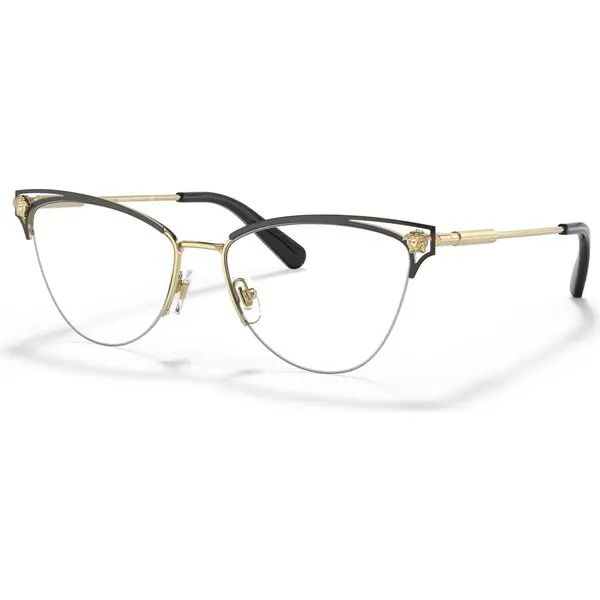 Versace 55mm Cat Eye Optical Glasses - Black