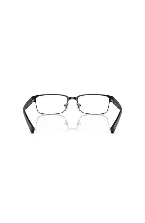 Armani Exchange 56mm Full Rim Rectangle Eyeglasses