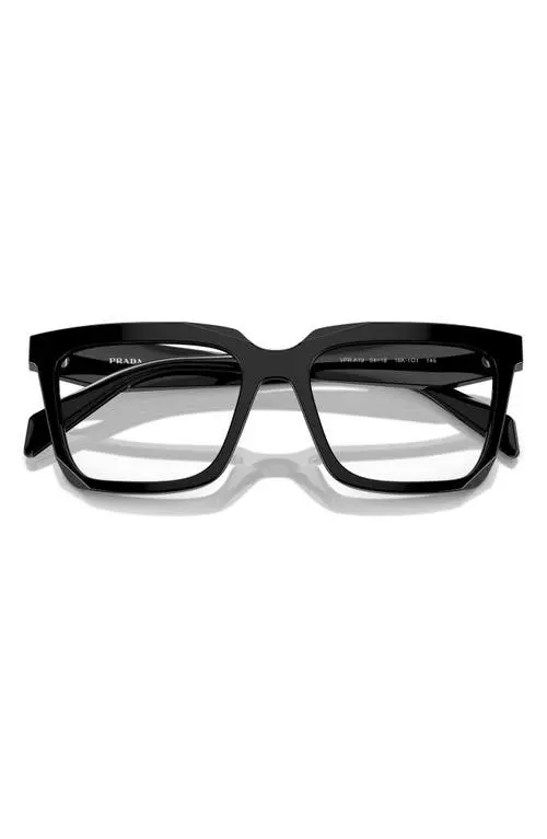 Prada Rectangular Optical Glasses - Black