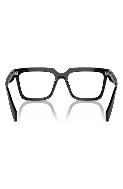 Prada Rectangular Optical Glasses - Black