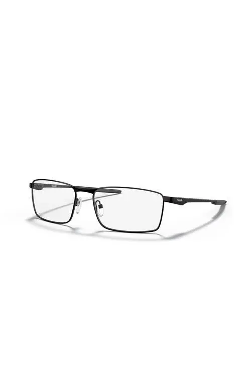 Oakley 55mm Rectangle Full Rim Eyeglasses - Black