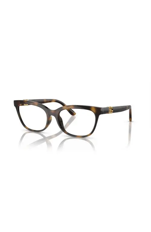 Dolce & Gabbana 54mm Butterfly Optical Glasses - Tortoise
