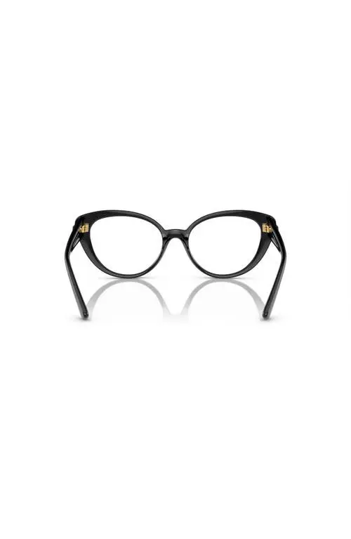 Versace 53mm Oval Eyeglasses