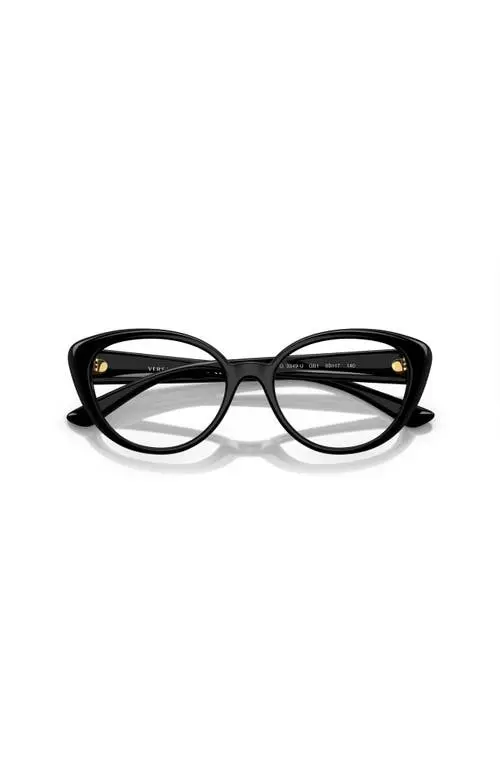 Versace 53mm Oval Eyeglasses