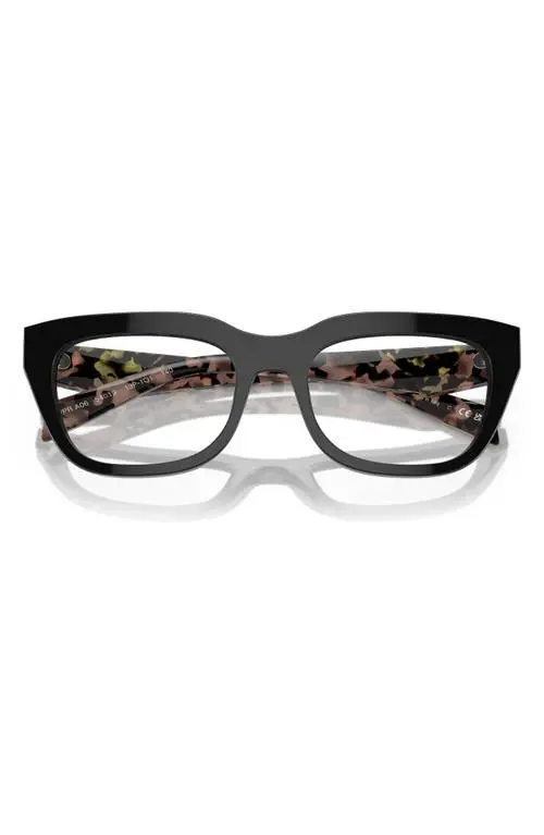 Prada Rectangular Acetate Eyeglasses - Black