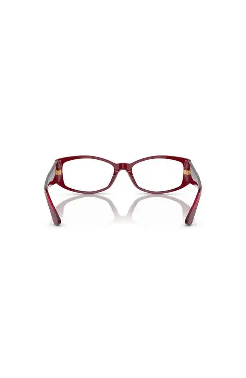 Versace 52mm Irregular Eyeglasses