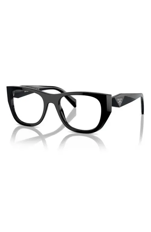 Prada Cat Eye Optical Glasses - Black