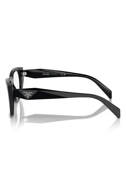 Prada Cat Eye Optical Glasses - Black
