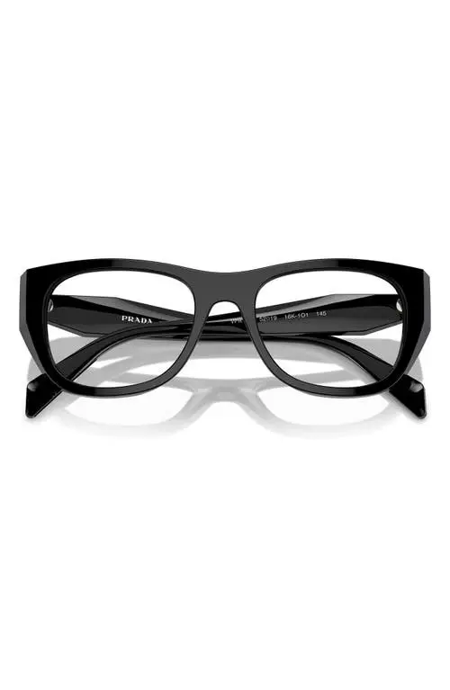 Prada Cat Eye Optical Glasses - Black