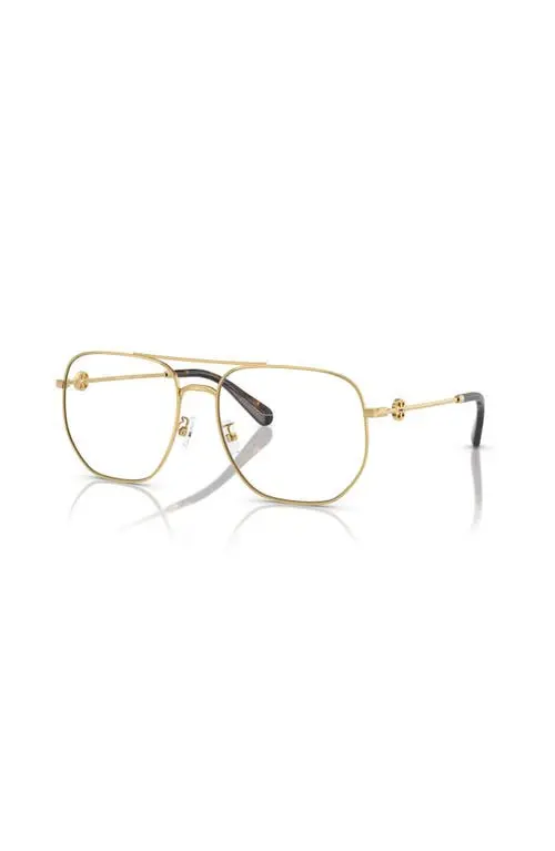 Tory Burch Pilot Optical Glasses - Gold