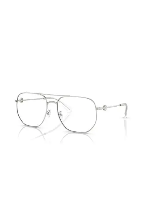 Tory Burch Pilot Optical Glasses - Silver