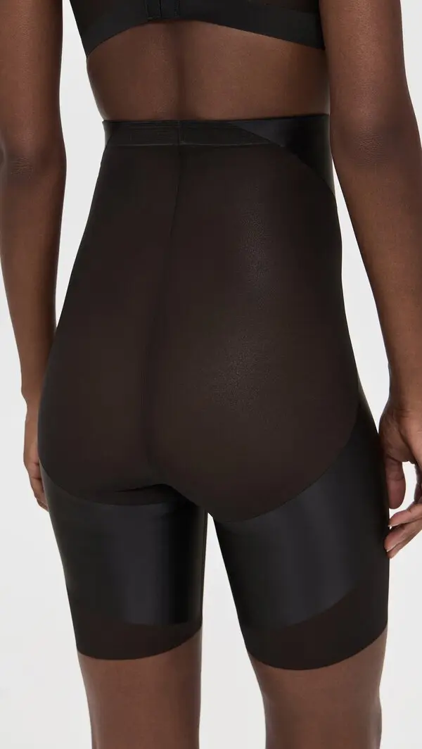 Spanx High-waisted Booty-lifting X Mid Thigh Shorts