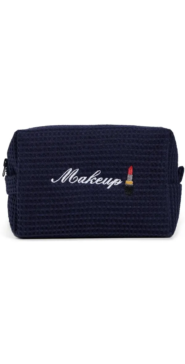 ABBODE Makeup Waffle Pouch - Navy
