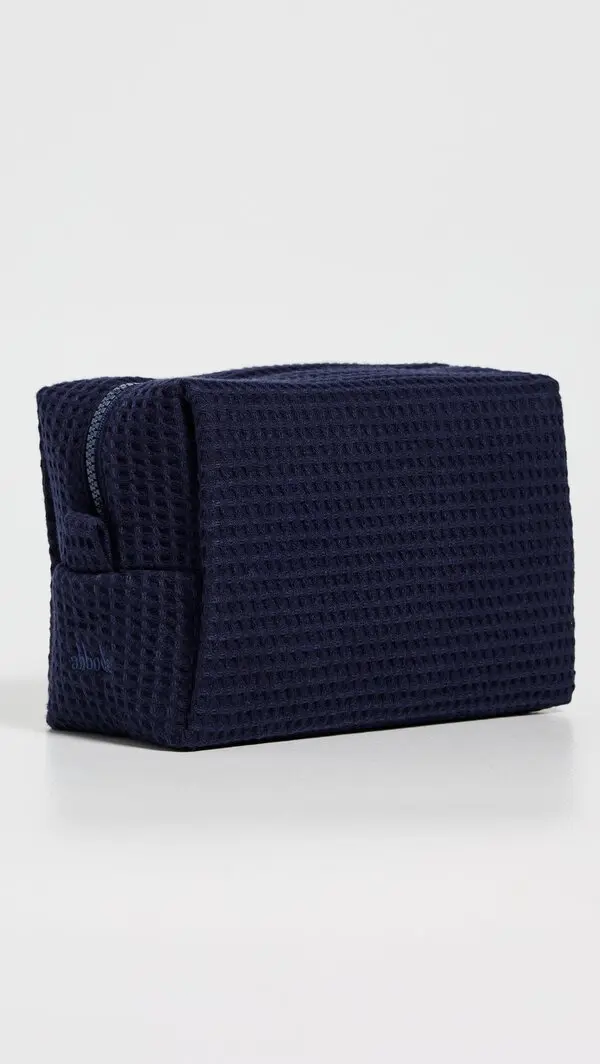ABBODE Makeup Waffle Pouch - Navy
