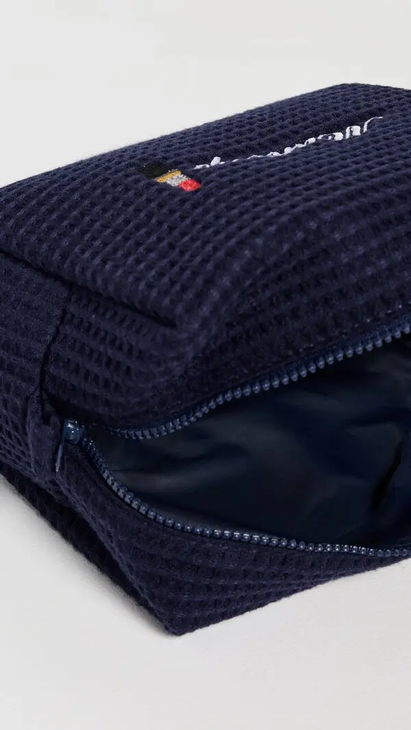 ABBODE Makeup Waffle Pouch - Navy