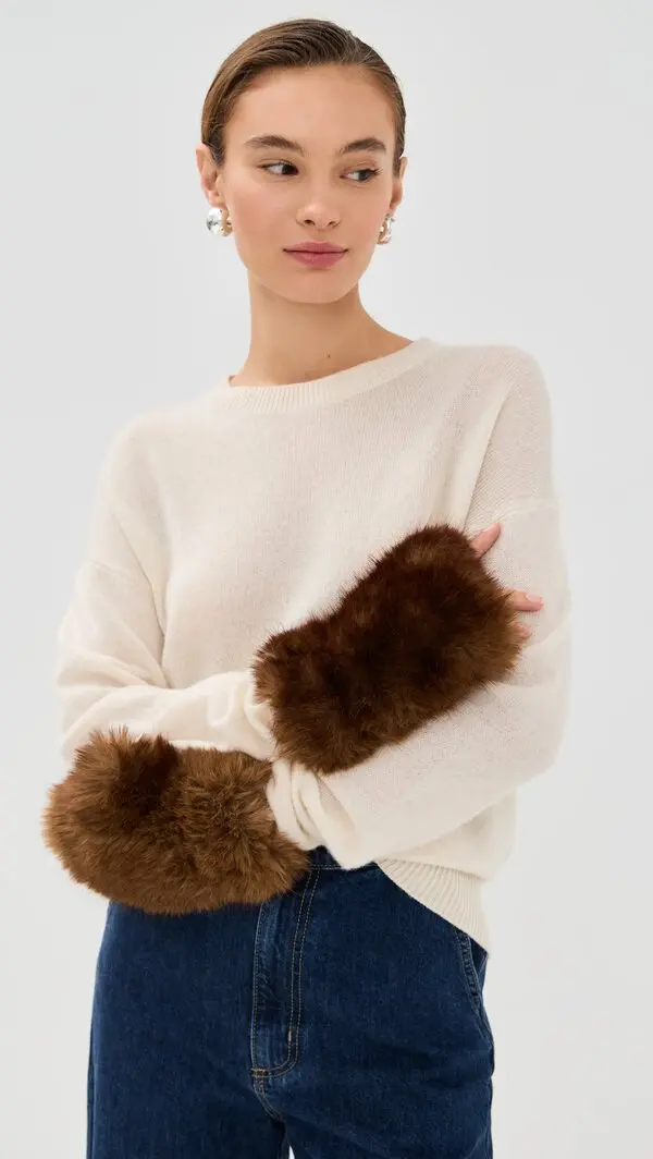 Apparis Ariel Fingerless Gloves - Mink