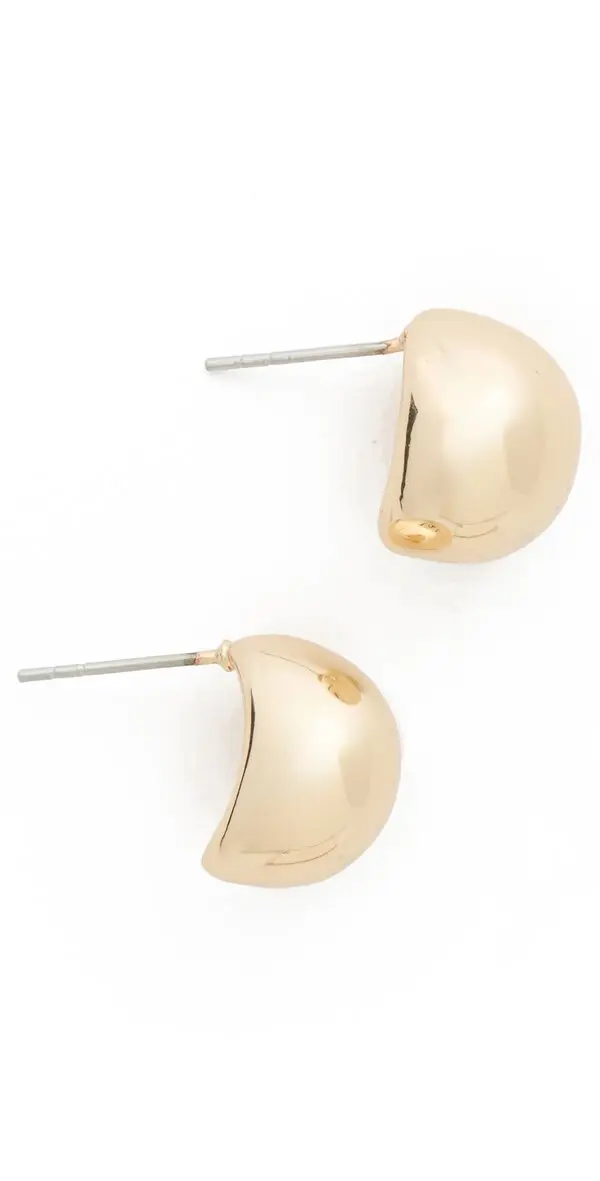 Baublebar Manon Dome Stud Earrings - Gold