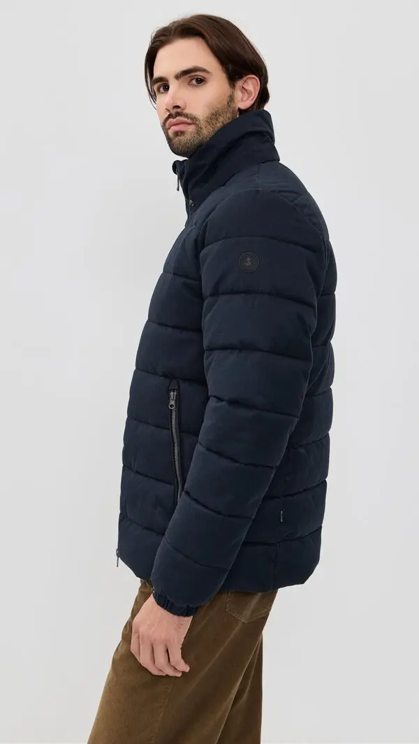 SAVE THE DUCK Constantin Wool Jacket - Navy Blue Melange