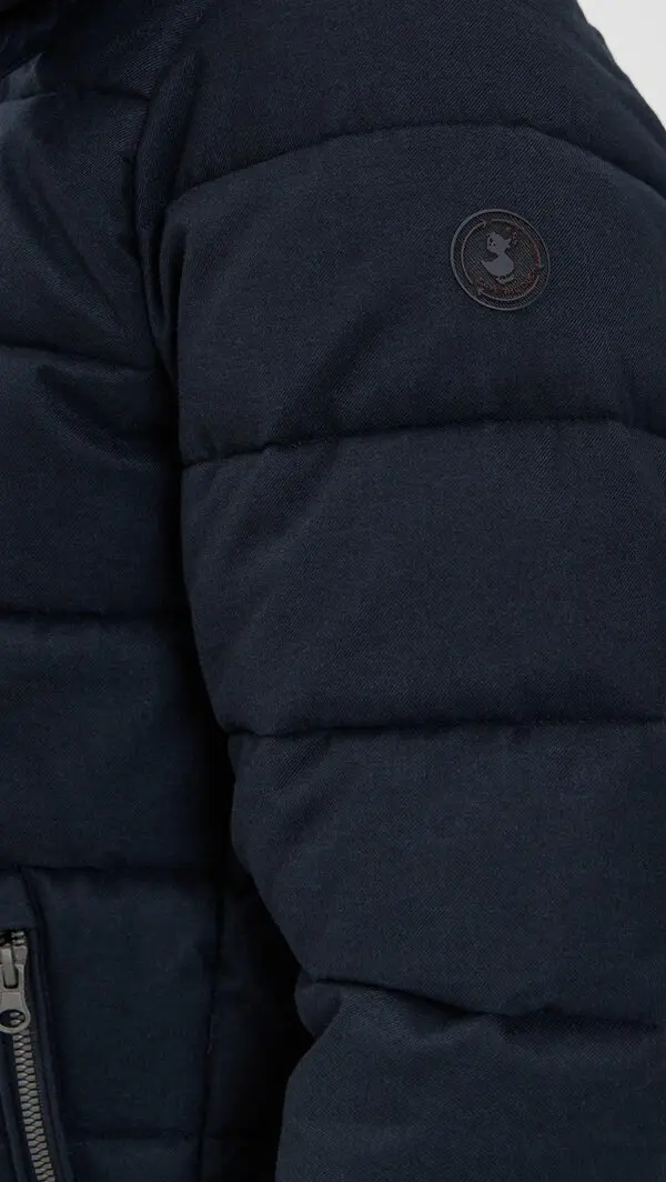 SAVE THE DUCK Constantin Wool Jacket - Navy Blue Melange