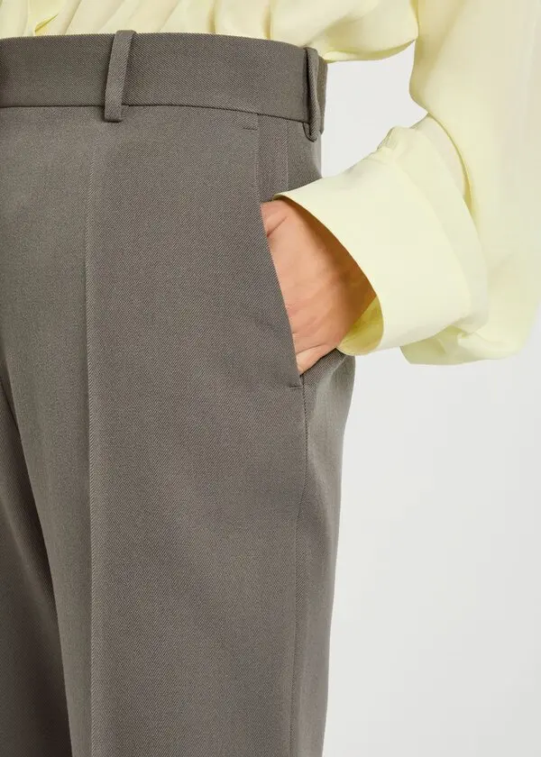 Calvin Klein Lucia Slim-leg Wool Trousers