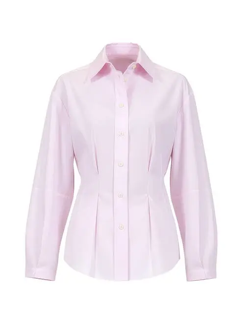 CALLAS MILANO Lucia Lantern Sleeve Shirt - Pink