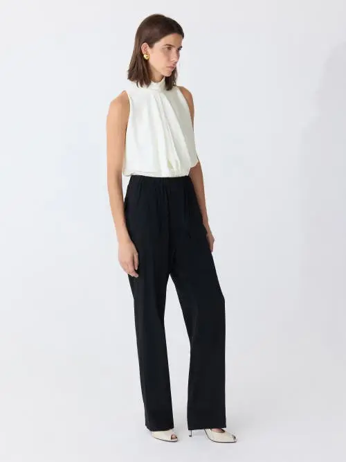 CALLAS MILANO Relaxed Fit Pull-on Pant - Black